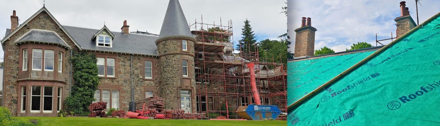 Persie House Restoration using Roofshield